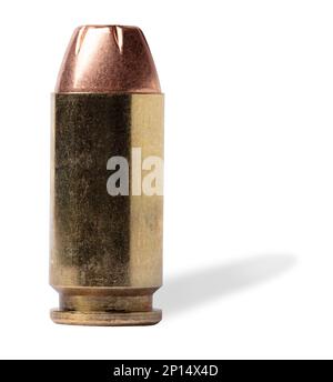Cartridge and bullet for a 40 caliber semi auto pistol Stock Photo - Alamy