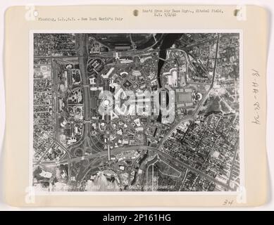 New York - Flushing, Aerial Photograph Stock Photo - Alamy
