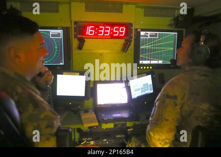U.S. Army Sgt. Ernesto De La Pena, GCA facility chief for Foxtrot ...