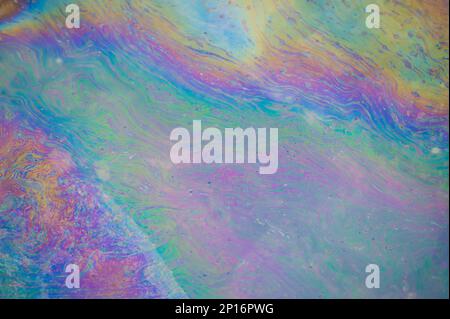 Diesel oi sheen in the Pibwr stream in Carmarthenshire after a theft at ...