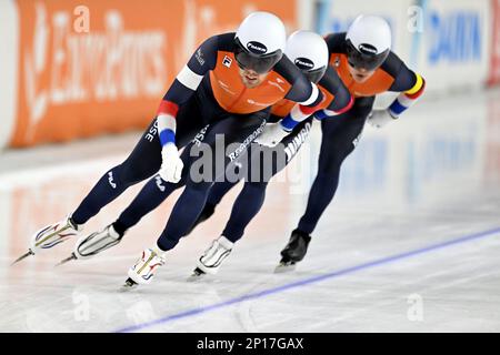 HERENVEEN - Patrick Roest, Beau Snellink, Marcel Bosker, Chris Huizinga ...
