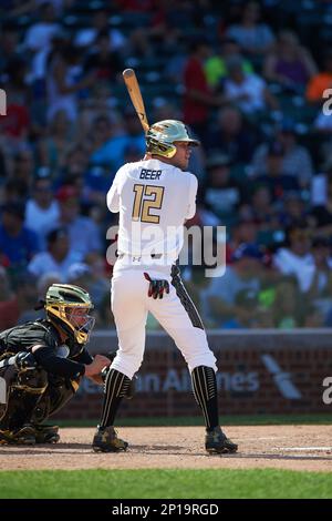 Seth Beer (12) of Lambert High School in Suwanee, Georgia during the ...