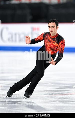 Filip KAYMAKCHIEV (BUL), during Junior Men Short Program, at the ISU ...