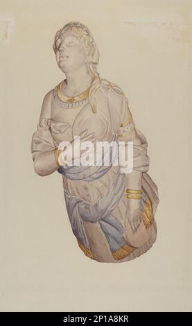 An illustration from the 1930s depicting a scene from 'Mr. Bottomley ...