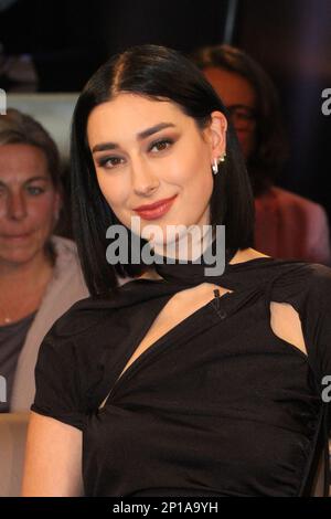 Singer Songwriter Elif attends the NDR Talk Show at NDR Studio on March ...