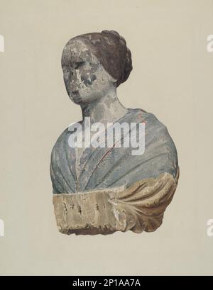 An illustration from the 1930s depicting a scene from 'Mr. Bottomley ...