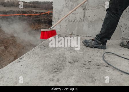 A closeup shot of gray wall used for wallpaper or background Stock ...