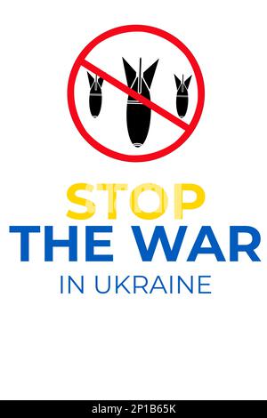 Big bombs simbol folling down with forbidding sign. Motivational ...