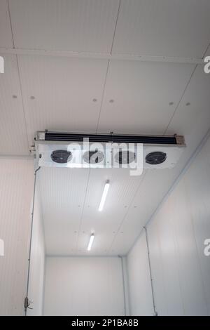 Refrigeration chamber for food storage. Installation for the production ...