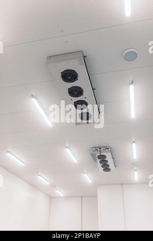 Refrigeration chamber for food storage. Installation for the production ...