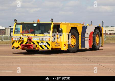FM 62 AB, a Schopf aircraft tow tractor operated by the Royal Air Force ...