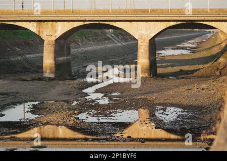 Cavour Canal, which feeds rice fields between Vercelli and Novara ...