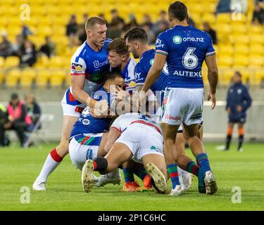 Wellington, New Zealand. 3rd Mar, 2023. Newcastle Captain Jayden ...