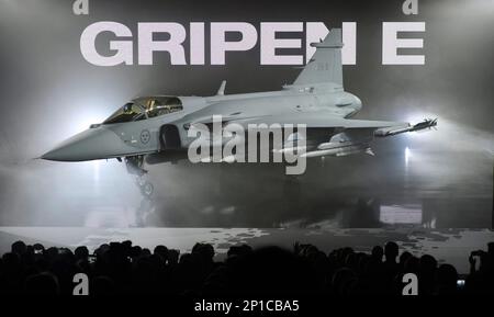 First JAS 39-Gripen aircraft for delivery to Hungary. Production of the ...