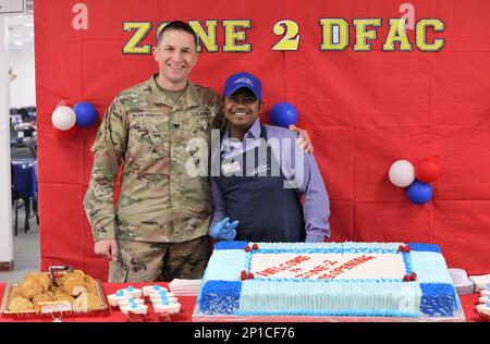 Camp Arifjan has three Dining Facilities. The one in Zone 2 has been ...