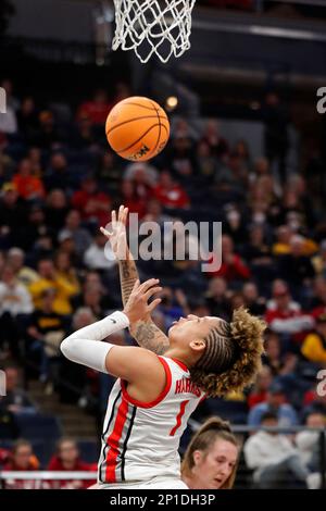 Ohio State guard Rikki Harris plays during the second half of an NCAA ...