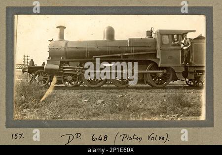 Page of historical photos of steam locomotives Stock Photo - Alamy