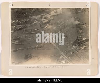 Oregon - Astoria, Aerial Photograph Stock Photo - Alamy