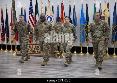 143d Expeditionary Sustainment Command Chief of Staff, Col. Stephen ...