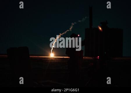 U.S. Marines with Sierra Battery, Battalion Landing Team 1/6, 26th ...