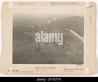 Panama Canal Zone - Camp Gaillard, Aerial Photograph Stock Photo - Alamy