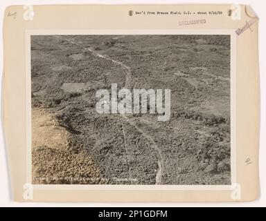 Panama Canal Zone - Maddon Dam & Madden Road, Aerial Photograph Stock ...