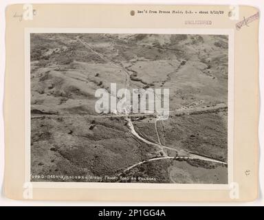 Panama Canal Zone - Maddon Dam & Madden Road, Aerial Photograph Stock ...