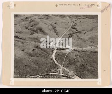 Panama Canal Zone - Maddon Dam & Madden Road, Aerial Photograph Stock ...