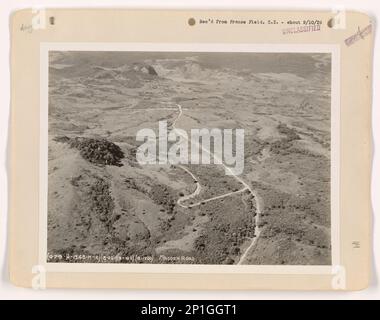 Panama Canal Zone - Maddon Dam & Madden Road, Aerial Photograph Stock ...