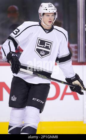 NHL profile photo on Los Angeles Kings player Zack MacEwen at a game ...