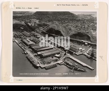 Panama Canal Zone - Balboa, Aerial Photograph Stock Photo - Alamy