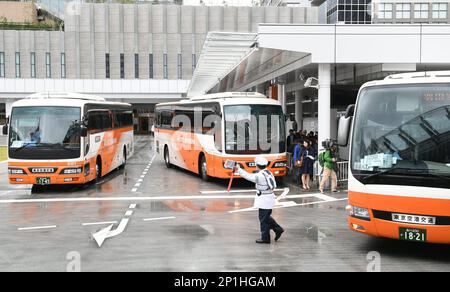 JR Expressway Bus station Tokyo Japan Stock Photo - Alamy