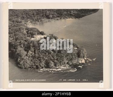 Panama Canal Zone - Limon Bay through Ft. San Lorenzo, Aerial ...