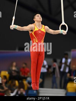 Doha, Qatar. 3rd Mar, 2023. Anna Lashchevska of Ukraine competes during ...
