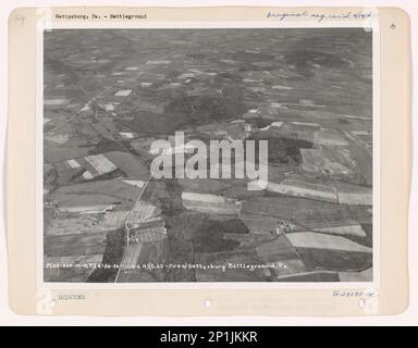Pennsylvania - Gettysburg, Aerial Photograph Stock Photo - Alamy