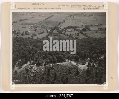 Pennsylvania - Gettysburg, Aerial Photograph Stock Photo - Alamy