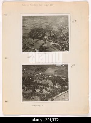 Pennsylvania - Gettysburg, Aerial Photograph Stock Photo - Alamy