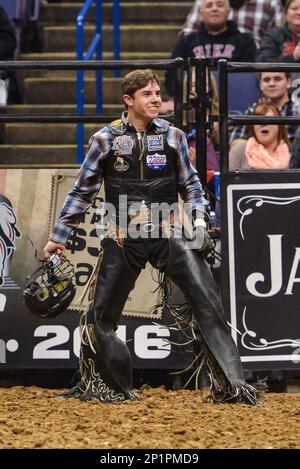 Feb. 12, 2016 - St. Louis, Missouri, U.S - A member of the Bullfighters ...