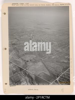 Texas - Lubbock, Aerial Photograph Stock Photo - Alamy