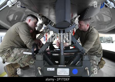 Aircraft Armament Systems specialists assigned to the 148th Fighter ...