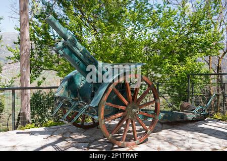 Cannon, Monastery, Moni Agia Lavra, Kalavryta, Achaia, Peloponnese ...