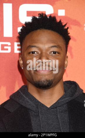 Caleb Castille arriving to the "NCIS: Los Angeles" Series Wrap Party ...