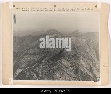 Utah - Wasatch Range, Aerial Photograph Stock Photo - Alamy