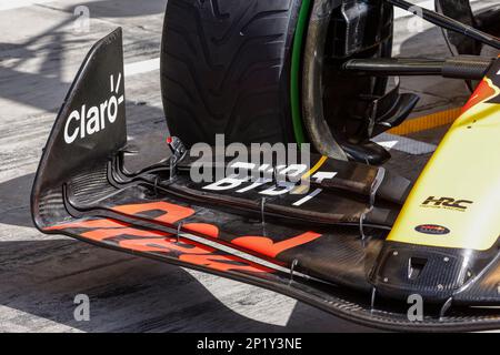 Red Bull Racing RB19, mechanical detail of the floor, suspension ...