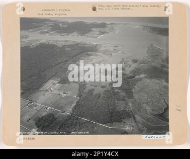 Virginia - Back Creek, Aerial Photograph Stock Photo - Alamy
