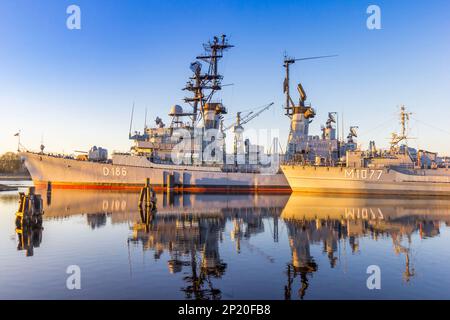Wilhelmshaven, German Navy Museum, on the south beach, history of the ...