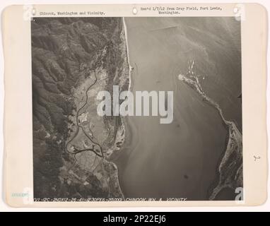 Aerial view of Aberdeen, Washington Stock Photo - Alamy