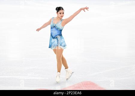 Clare SEO (USA), during Junior Women Free Skating, at the ISU World ...