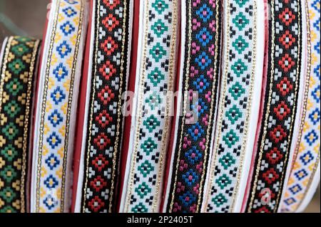 The simple ukrainian ornamental ribbons Stock Photo - Alamy