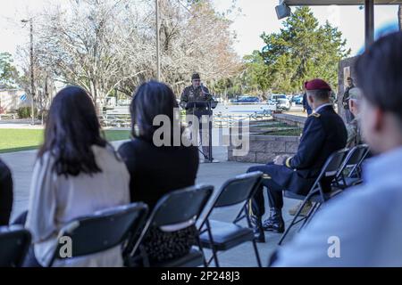 Col. Edgardo Ramirez, commander of the 14th Field Hospital, receives a ...
